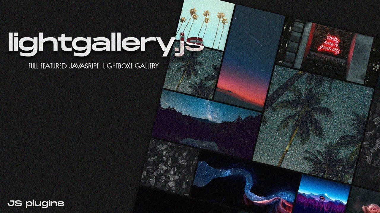Create A Responsive Lightbox gallery Using HTML CSS & JAVASCRIPT | LightGallery.js Tutorial