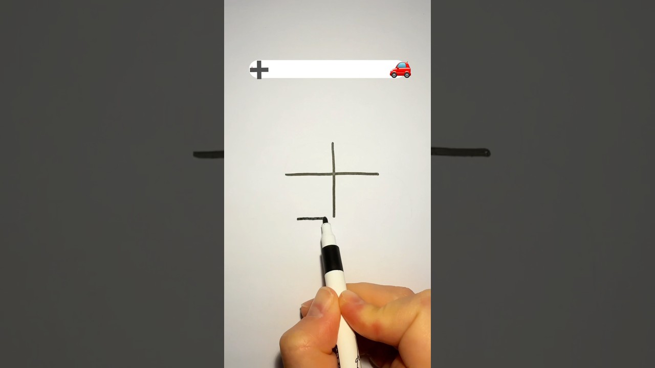 How to draw a car easy 🚗 Step by step drawing