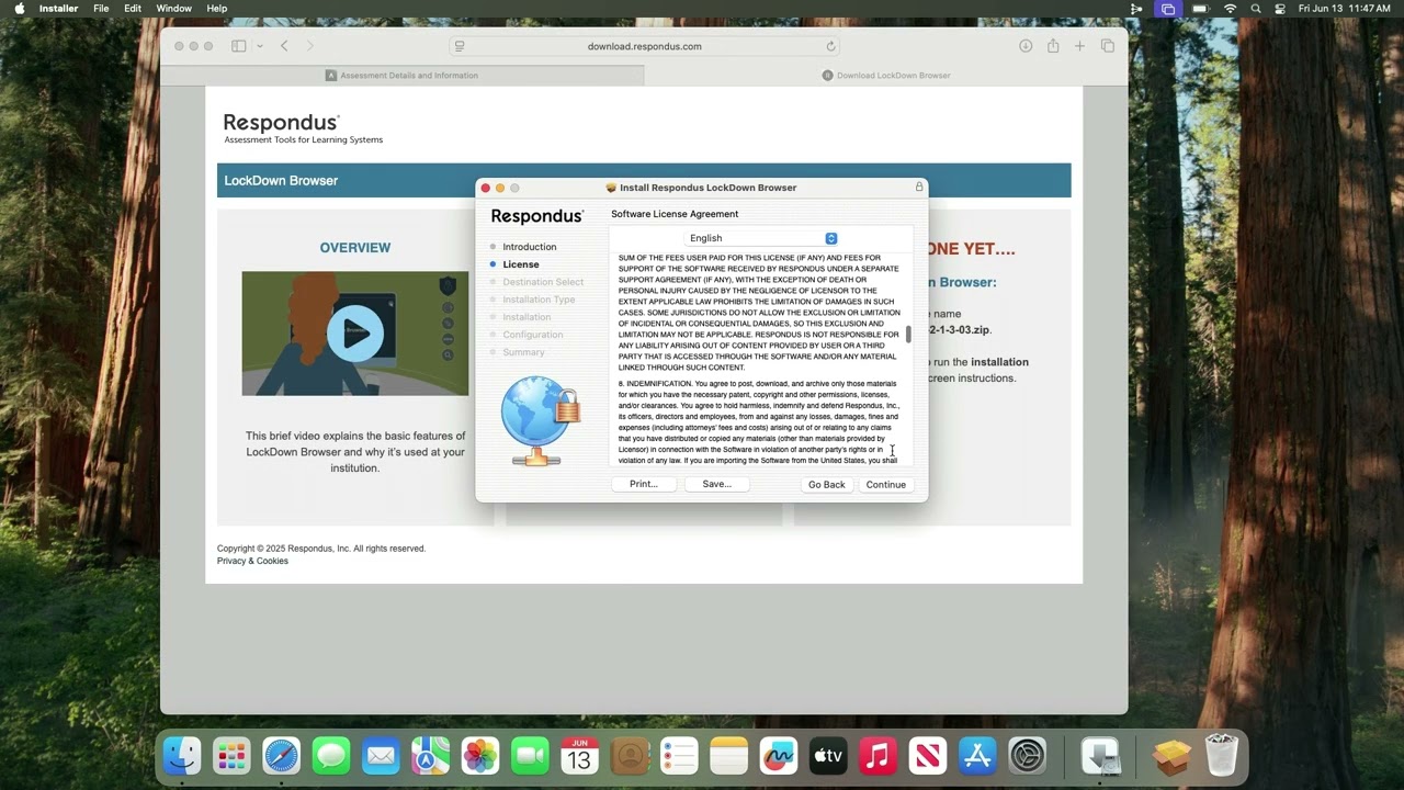Respondus LockDown Browser Setup for Mac Users
