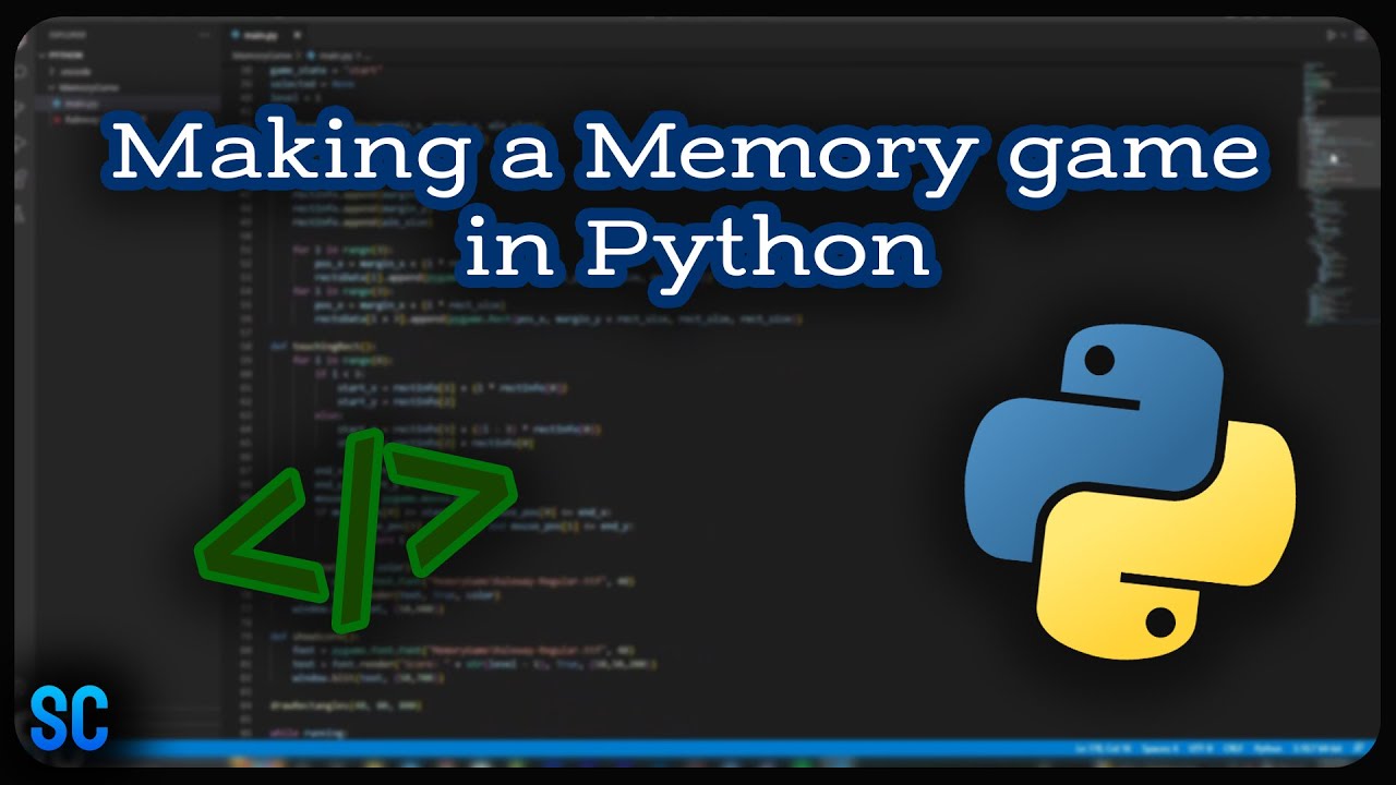 Making a Memory game in Python