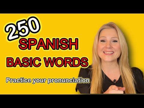 🎧 BASIC SPANISH WORDS For Beginners:✅ LEARN AND PRACTICE