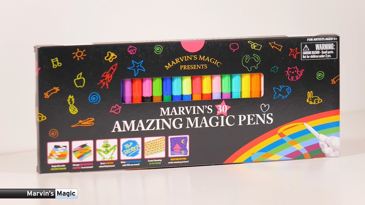 Marvin's 30 Amazing Magic Changing Pens