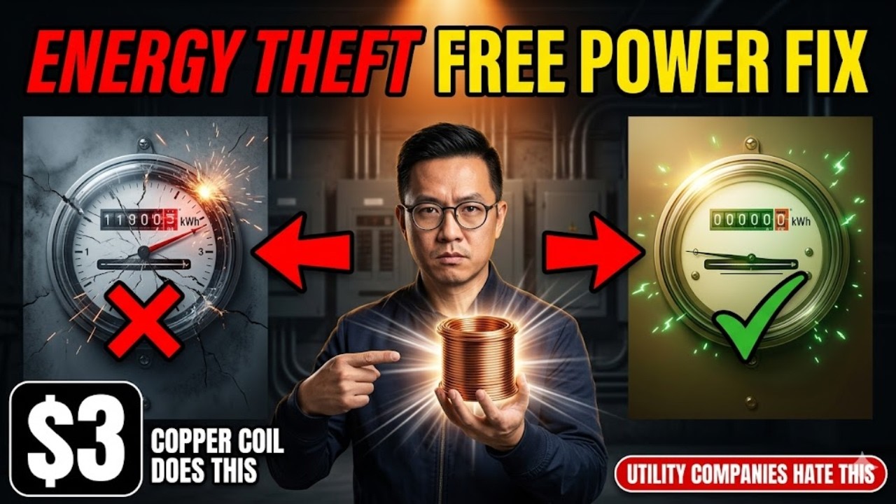 This $3 Coil Wrapped on Your Power Line Cuts Electricity Bill in Half. Utility Companies HATE This