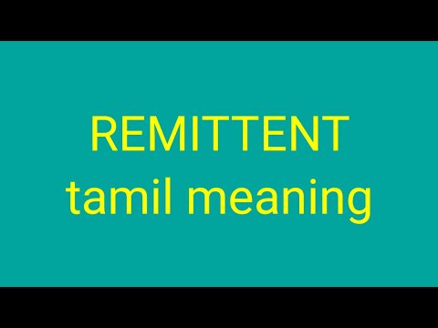 REMITTENT tamil meaning/sasikumar