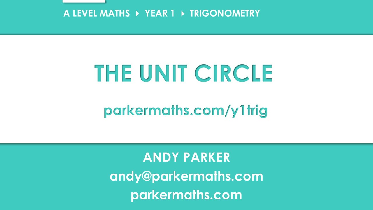 Y1 Trigonometry » 2.2 The Unit Circle » Key Facts (A-Level Maths)