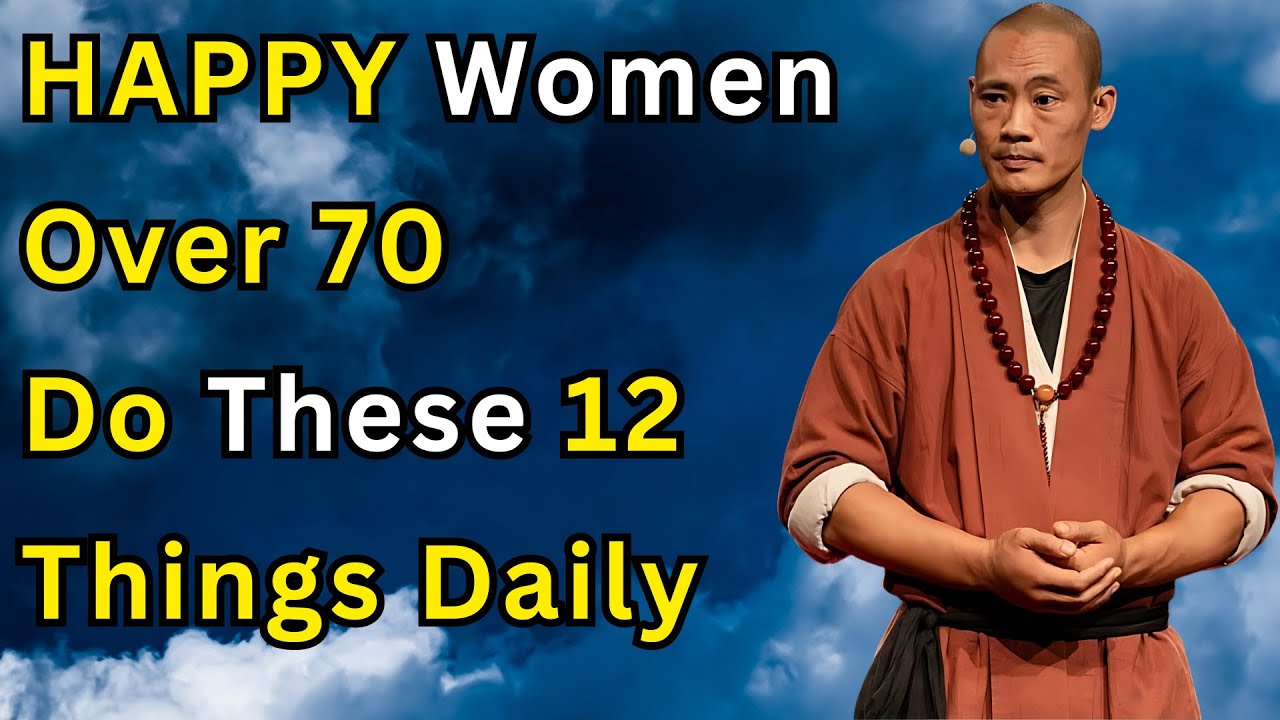 12 Things Happy Women Over 70 Do Daily (From a Cheerful Old Woman) | Shi Heng Yi
