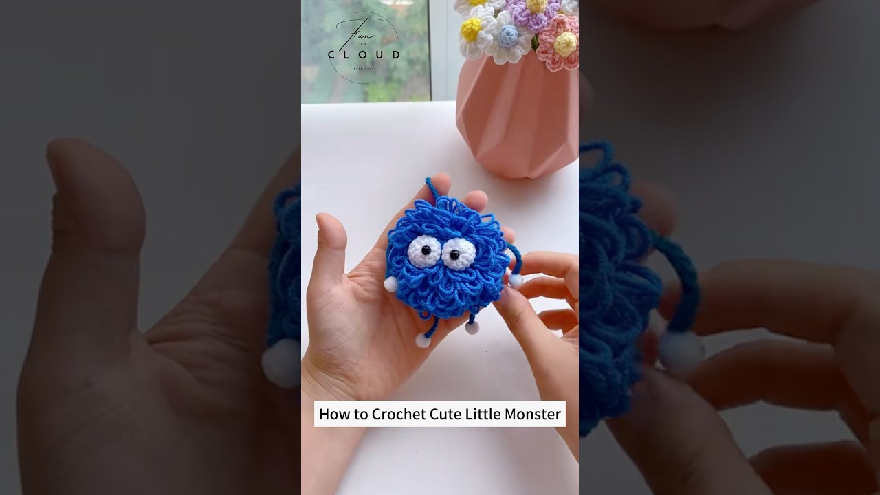 How to Crochet and Assemble Cute Amigurumi Monster Crochet Toys | Crochet for Beginners