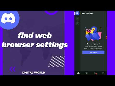 How To Find Web Browser Settings On Discord App 2023