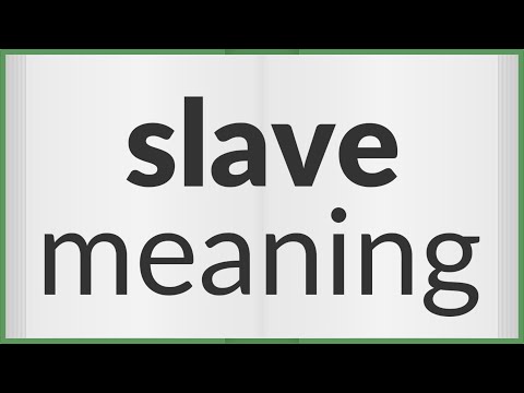 Slave | meaning of Slave