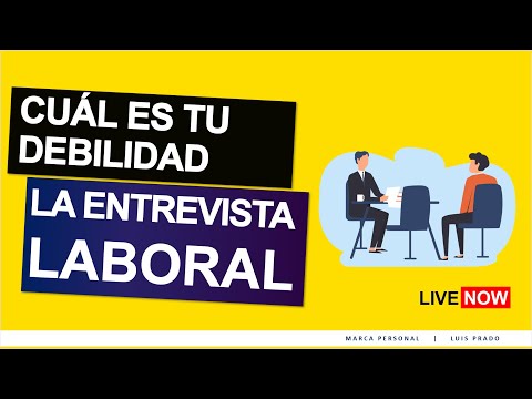 ¿Cuál es tu debilidad? DIME tus DEBILIDADES: Como responder (EJEMPLOS)