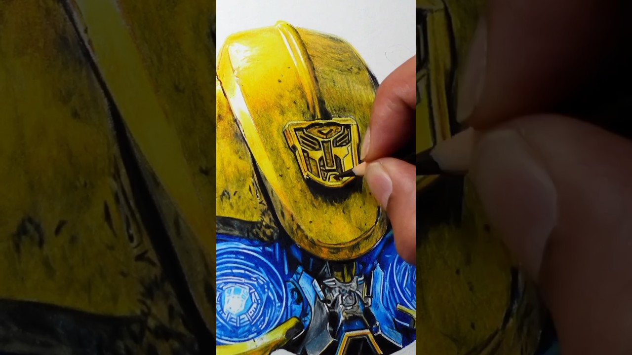 Bumblebee time-lapse #transformers #artology #pencildrawing