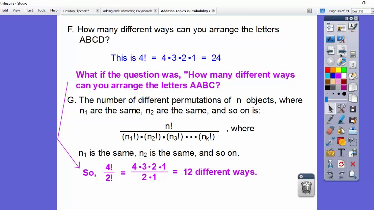 Additional Topics in Probability and Counting - Section 3.4
