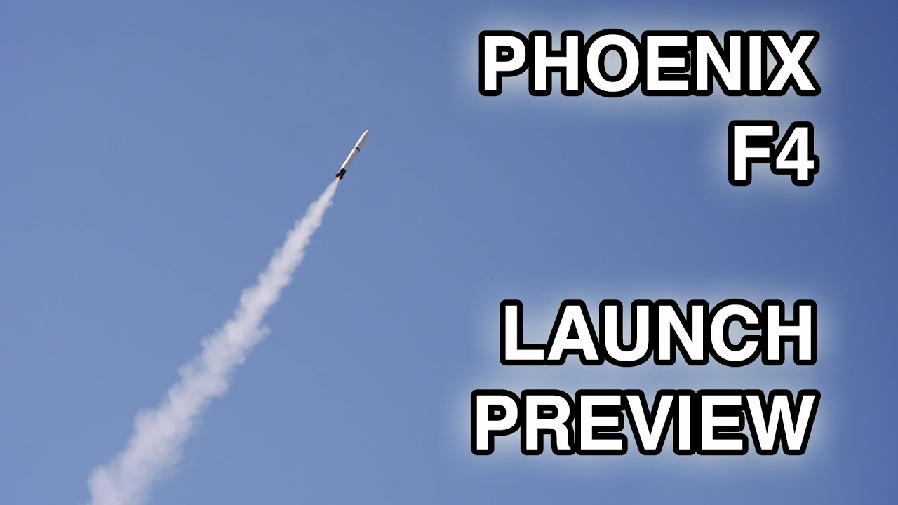 Phoenix F4 Launch Preview | Thrust Vector Control Model Rocket