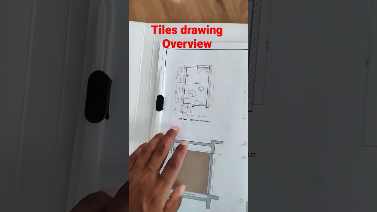 how to read tiles drawing #shorts #youtubeshorts #civilengineering #civil_site_visit #trending