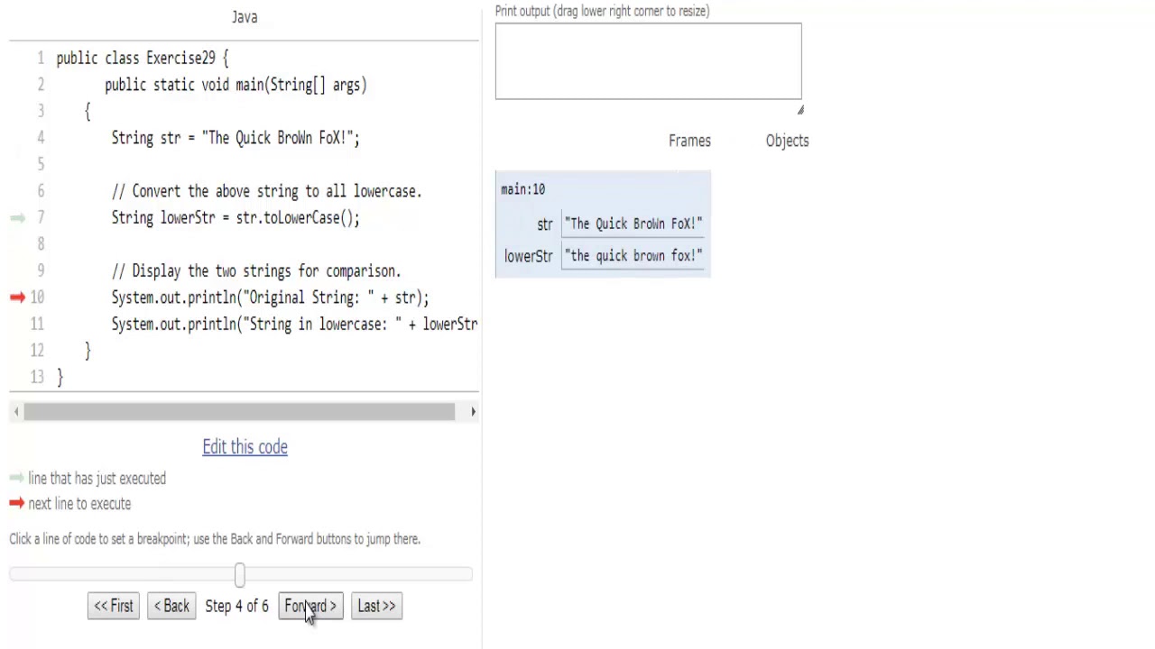 w3resource.com: Java String Exercise-29