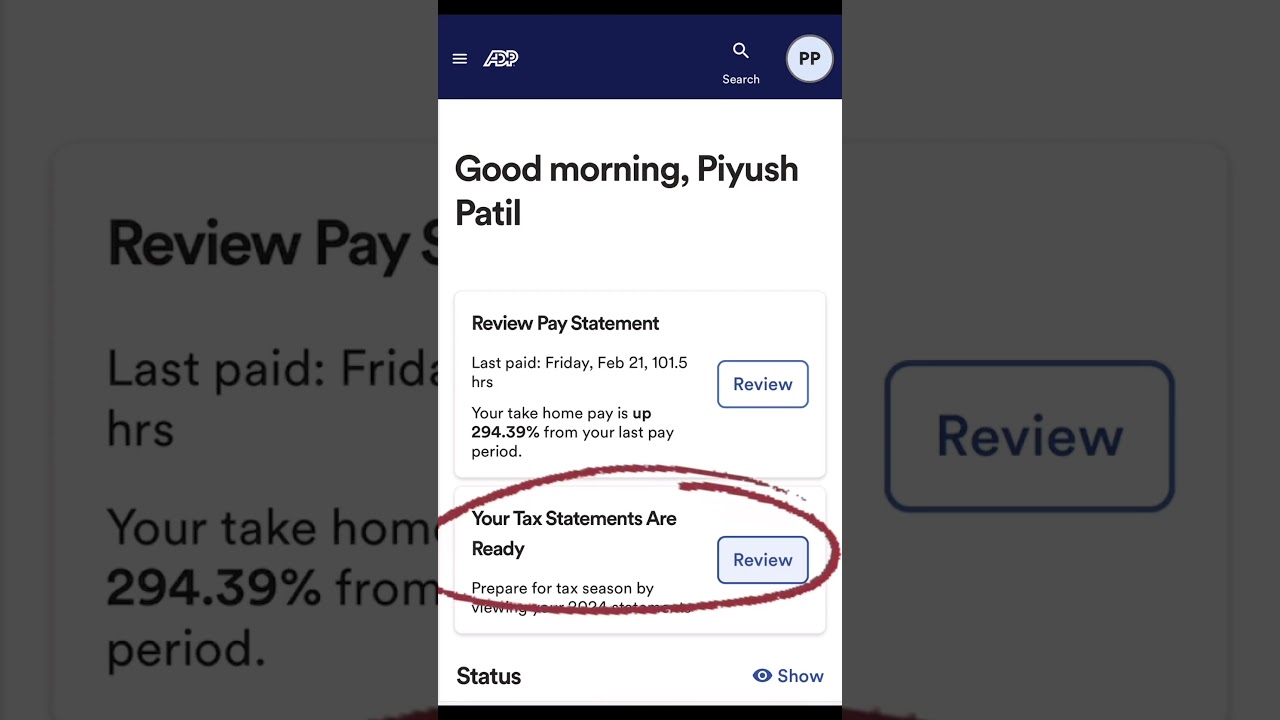 Get your W-2 from ADP in a minute #taxreturn #taxforms #taxfiling #w2