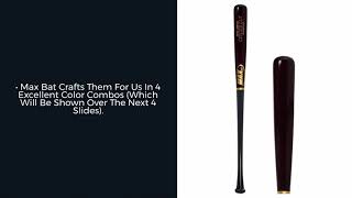 MaxBat Center Cut Rock Maple Wood Baseball Bat (JBMB1WG) | JustBats.com