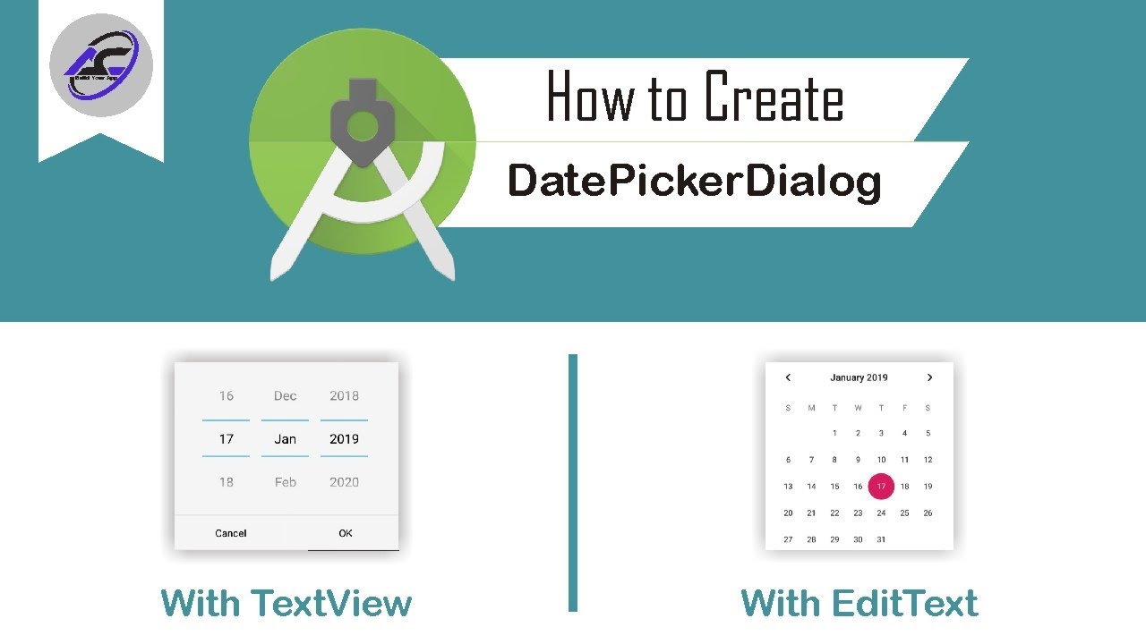 How to Create DatePickerDialog in Android Studio | DatePickerDialog | Android Coding