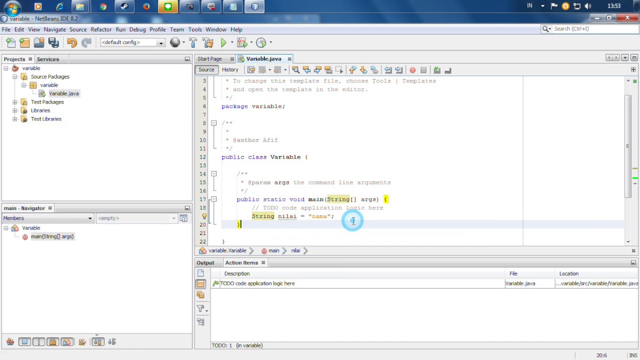 Belajar Coding || Variable dan Tipe Data di Java NetBeans