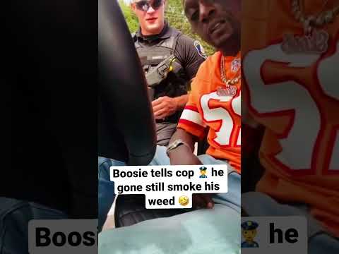 Boosie tells cop he still gone smoke his weed