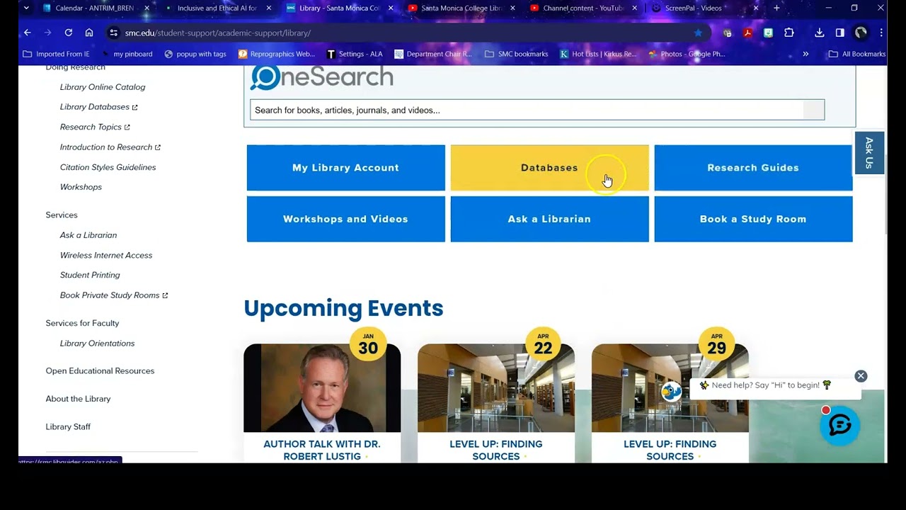 SMC Library Databases 2024