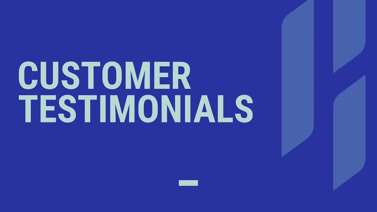 Video Template - Customer Testimonials