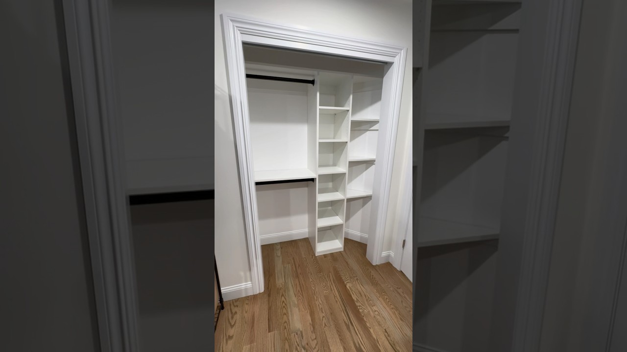 Small closet upgrade #diy #process #closet #reels