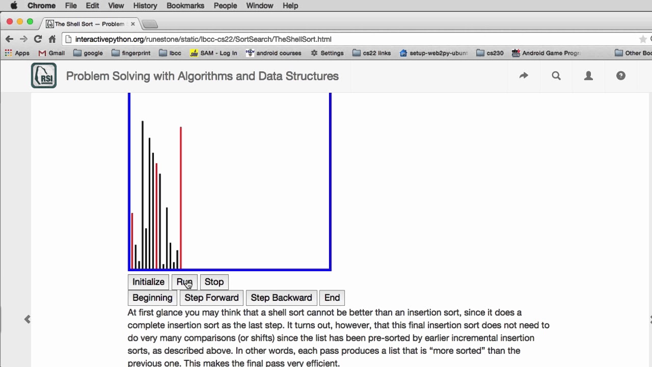 Search/Sort 9 | shell sort