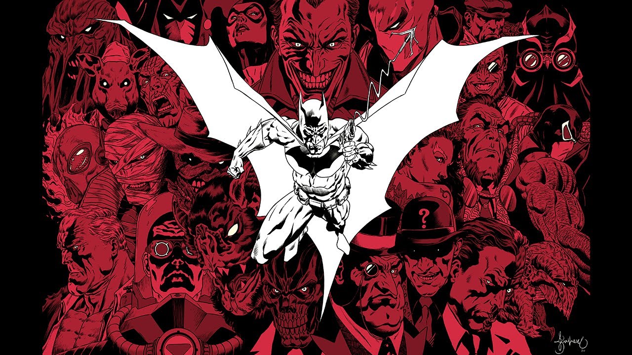 Drawing The Batman & Rogues Gallery by Garnabiel