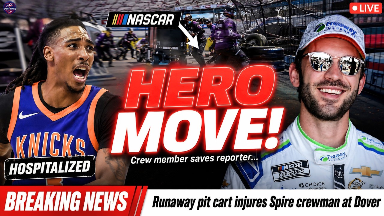 NASCAR Crew Member Jumps Into DANGER at Dover
