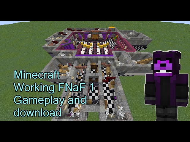 Working FNaF 1 Map Minecraft Map