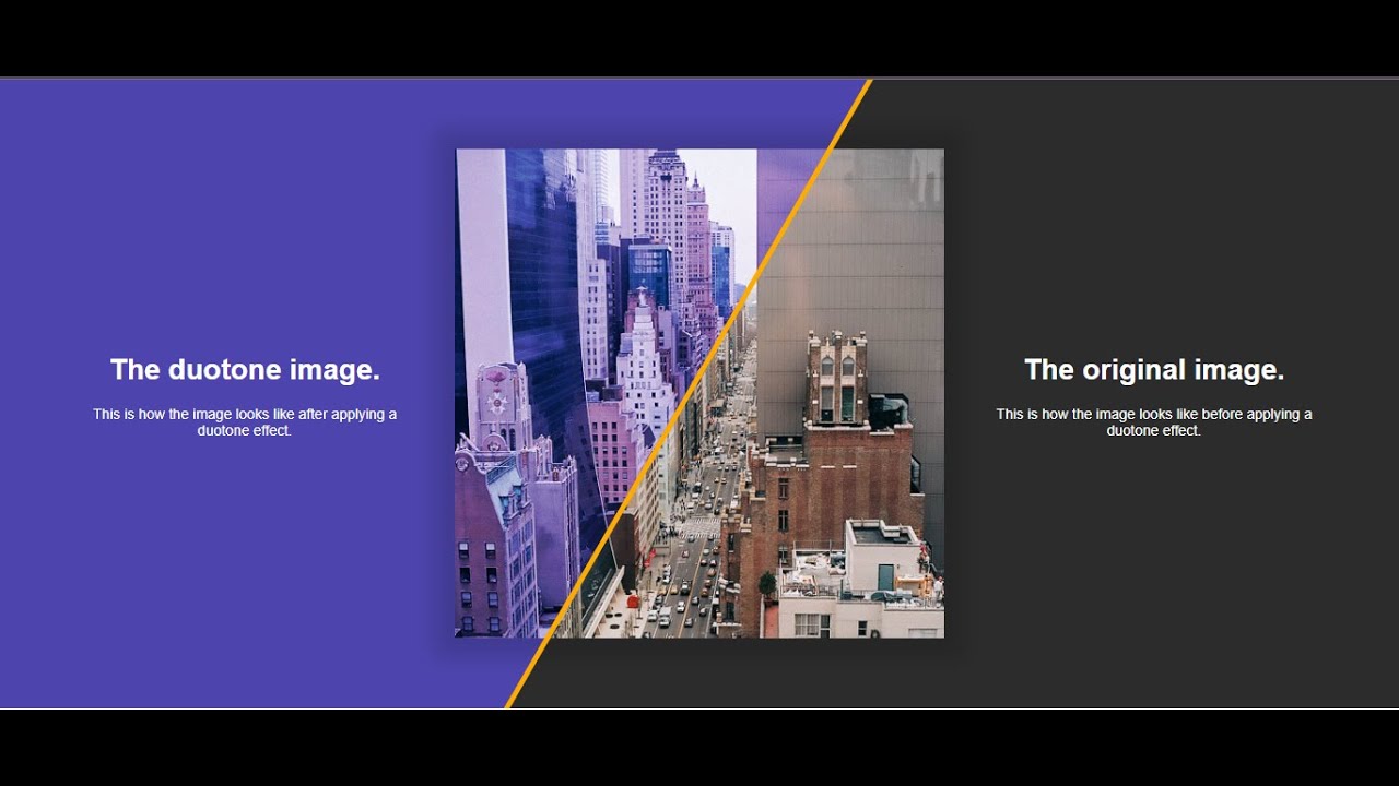 Split-Screen UI by using HTML CSS and JavaScript with source code