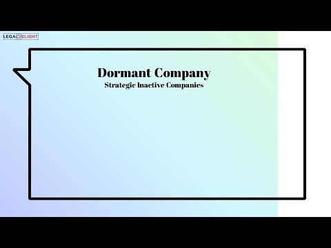 Active Company to Dormant Company - Strategic Inactive Companies