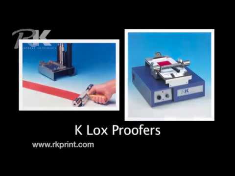 Ink Testing Instruments - K Lox Proofer - RK Print Coat Instruments ...