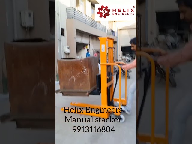 Pallet Stackers - Hydraulic Stacker With Cage Service Provider from ...