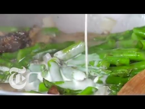 Asparagus With Morels and Tarragon - Mark Bittman | The New York Times