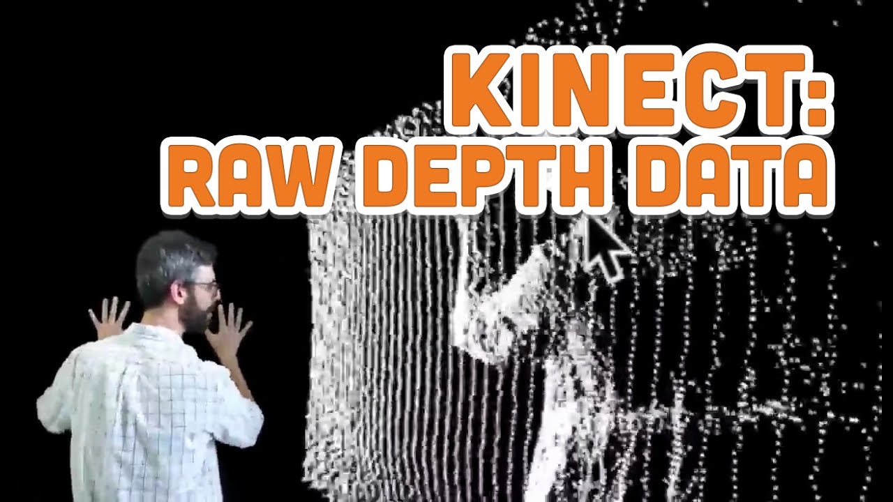 12.3: Raw Depth Data - Point Clouds and Thresholds - Kinect and Processing Tutorial