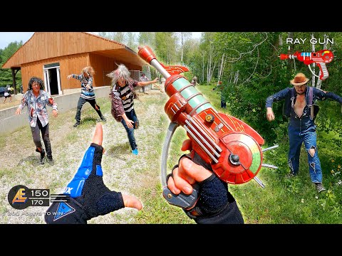 NERF GUN GAME | ZOMBIES EDITION (Nerf First Person Shooter!)