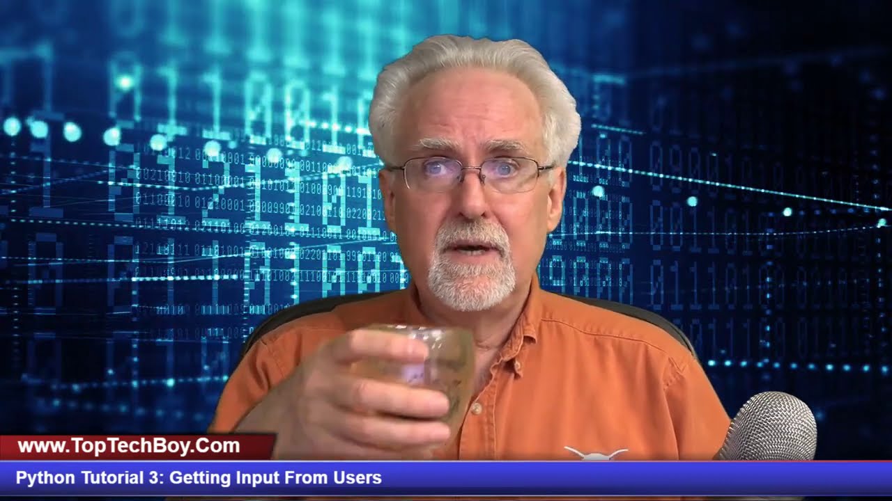 Python Tutorial 3: Getting User Input from Keyboard