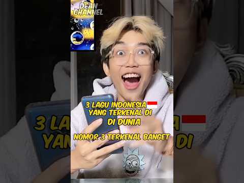 3 Lagu Indonesia Yang Terkenal Di Dunia (Nomor 3 Terkenal Banget) #shorts