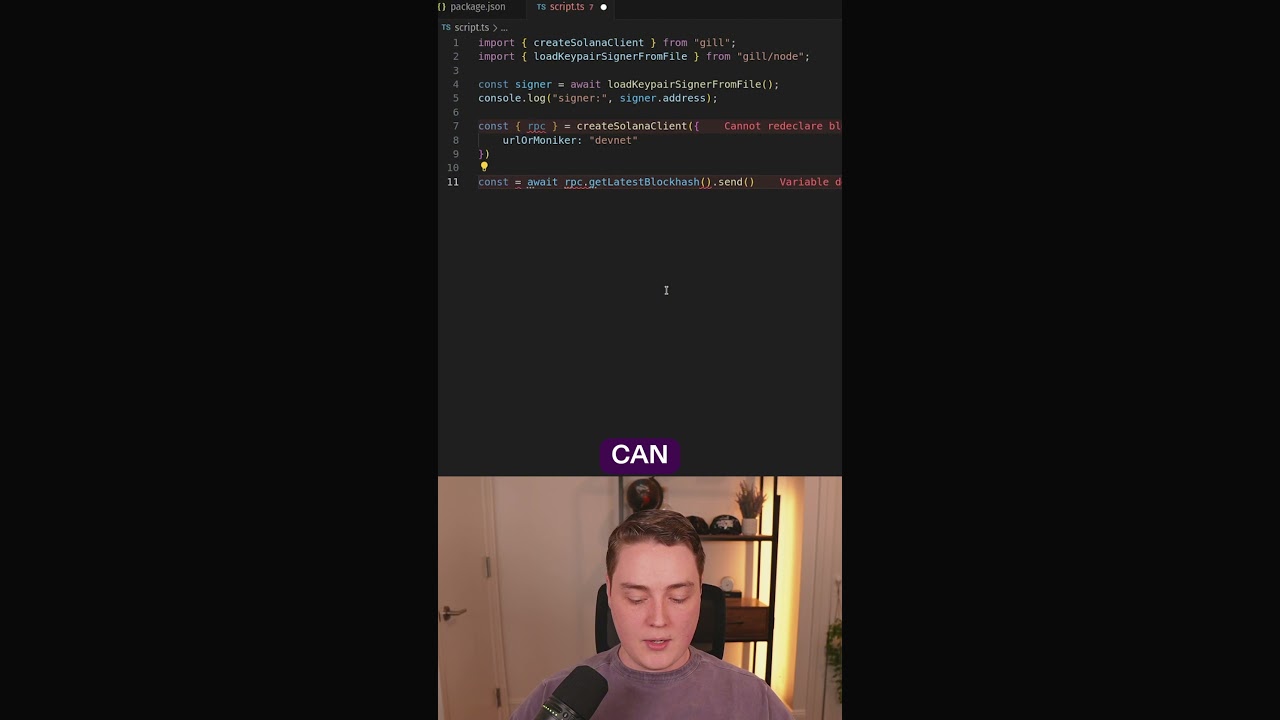 #Solana RPC connection for get latest blockhash #javascript #blockchaindevelopment