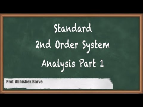 Deep Dive Into Standard 2nd Order System Analysis: GATE Control System - Part 1 Video Lecture ...