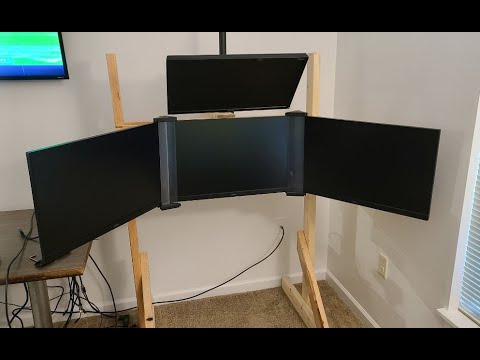 Question - DIY triple monitor stand?