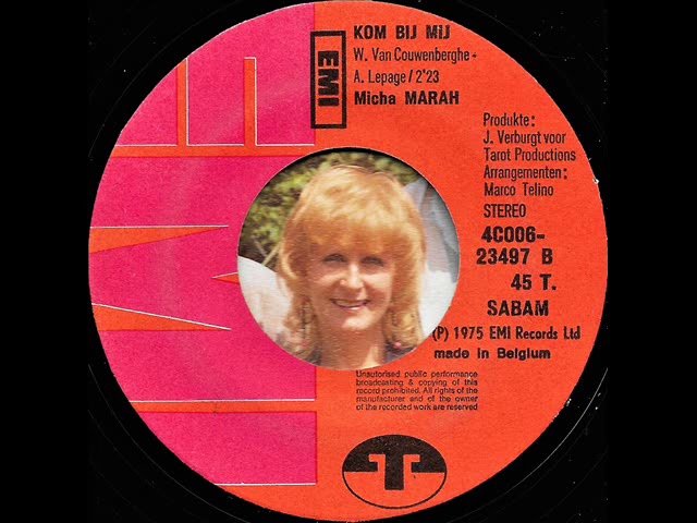 Eurosong 1975: Micha Marah - "Kom bij mij"