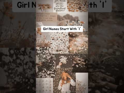 Girl Names Start With 'I' | #shorts