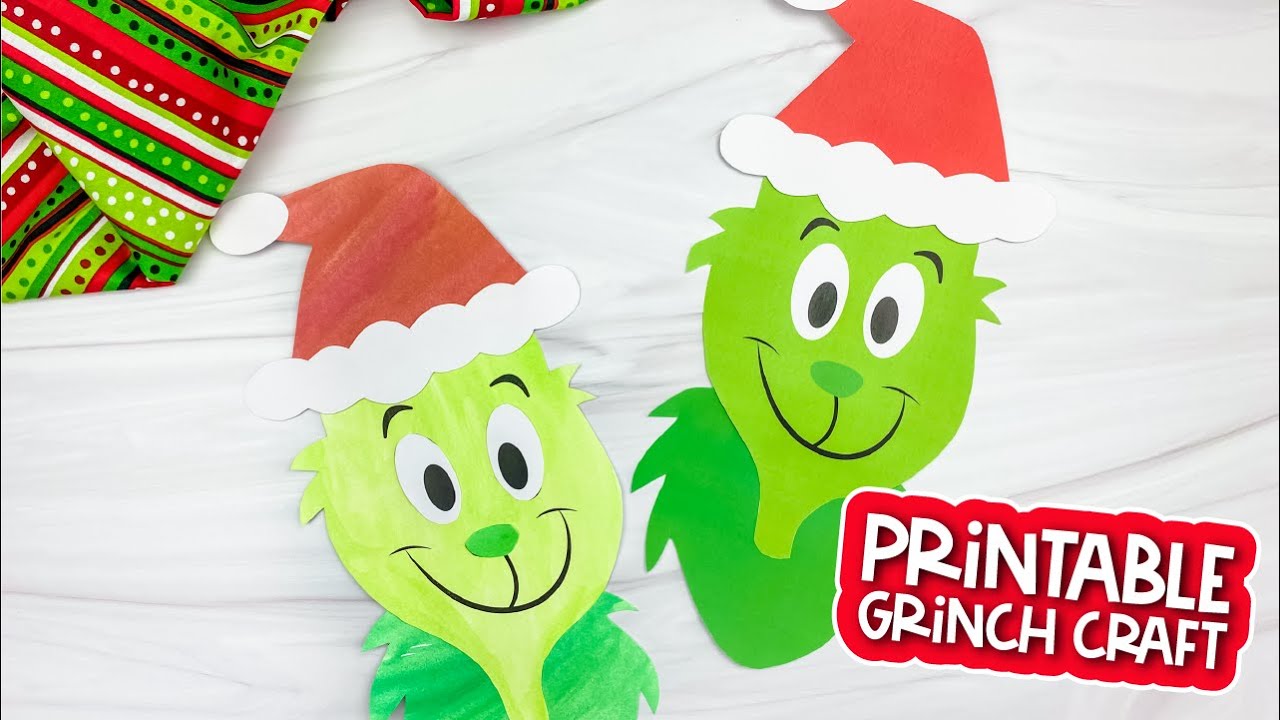 Printable Grinch Craft For Kids