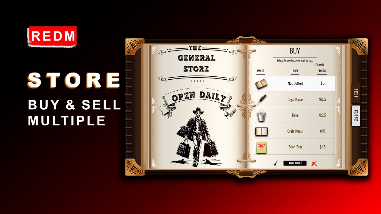 FX-Store [STANDALONE] - RedM Releases - Cfx.re Community