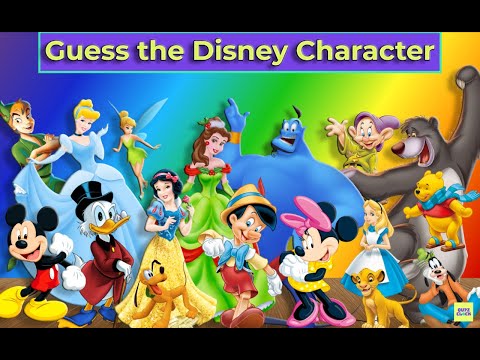 Guess the Name of Disney Characters by Picture | Kids Quiz | Fun and Educational