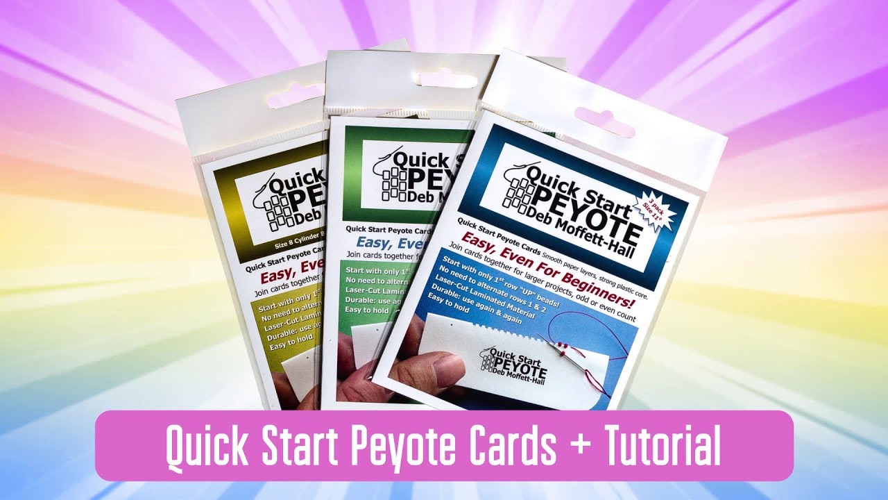 [Product Review] Quick Start Peyote Cards | Simple Seed Beads Tutorial