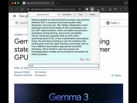 WebAI Chrome Extension Demo